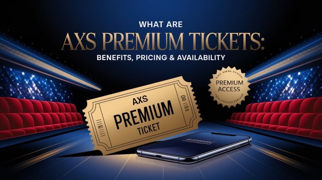 What Are Axs Premium Tickets: Benefits, Pricing & Availability
